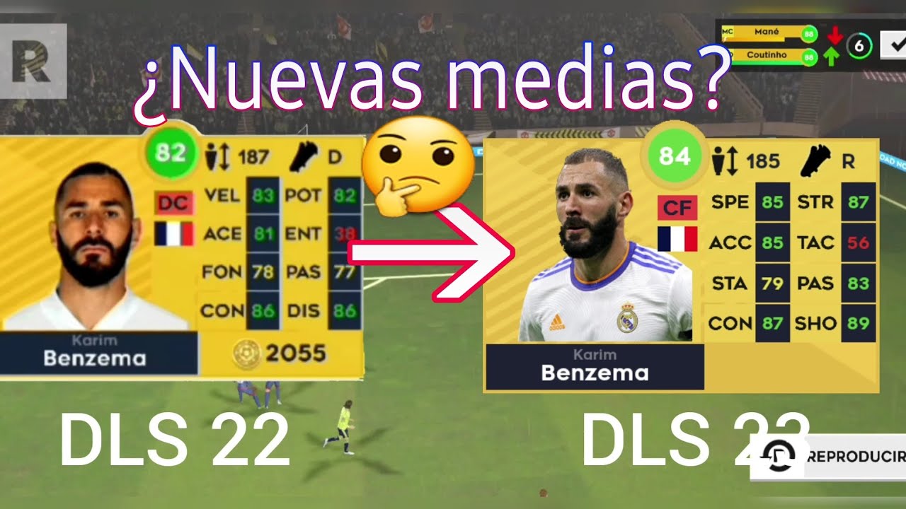 Jugadores que subiran de media en el nuevo DLS 23/ DLS 22😵 - YouTube