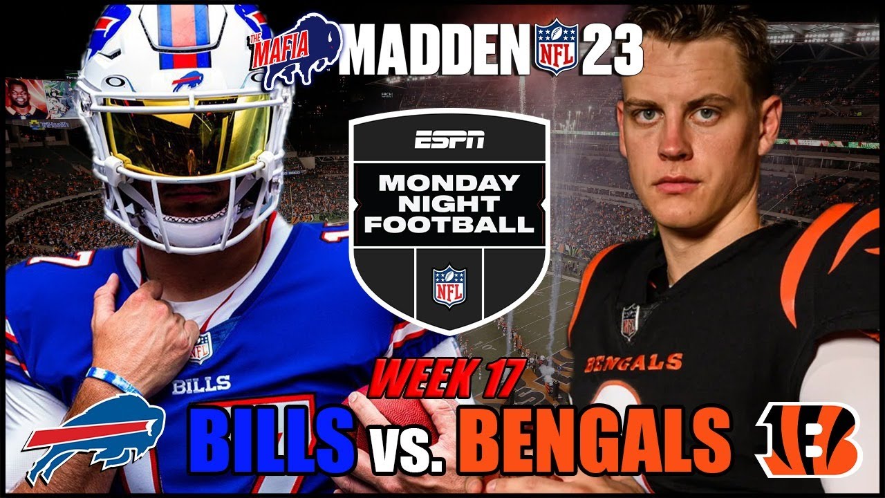 Buffalo Bills vs. Cincinnati Bengals Week 17 Simulation (w/ Commentary ...