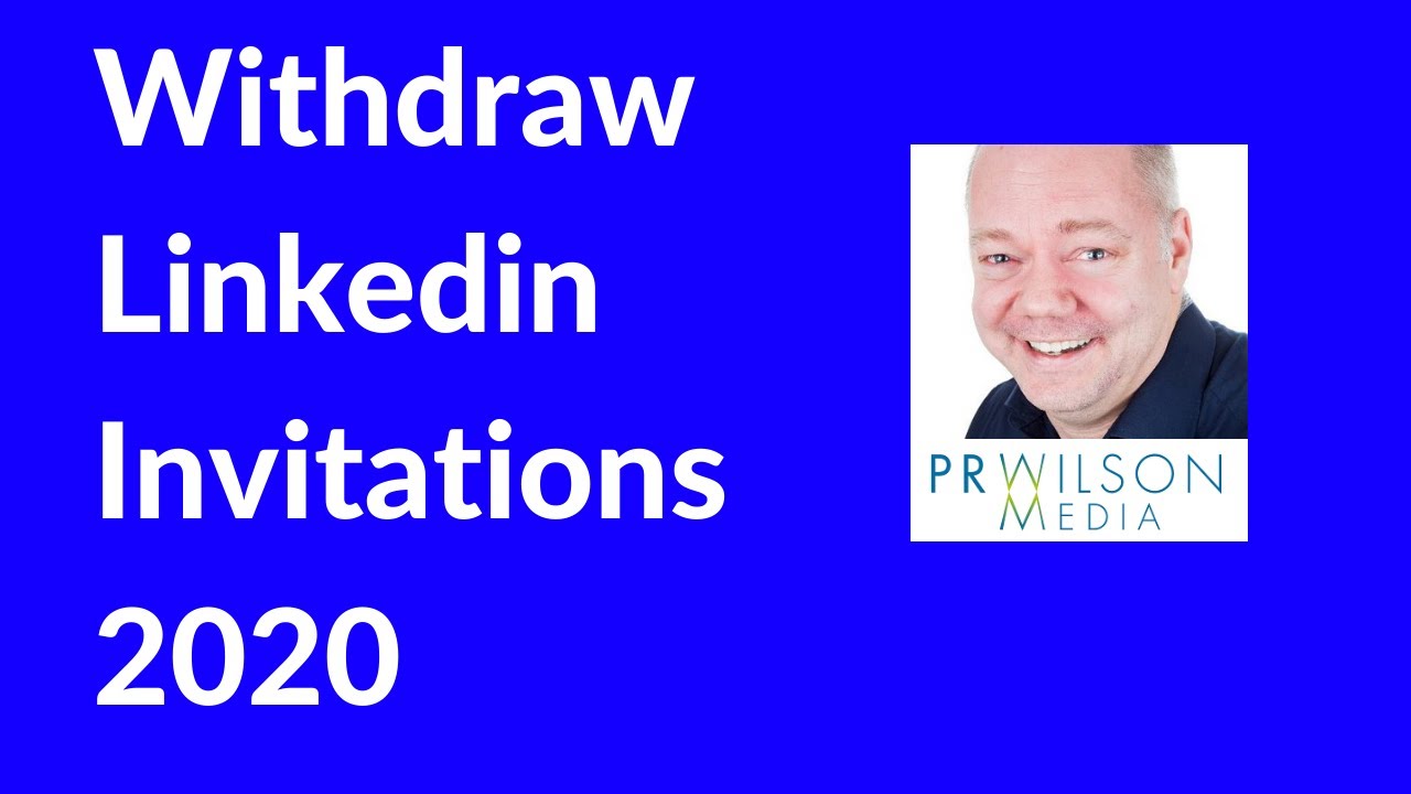 How To Withdraw Linkedin Invitations 2020 YouTube How To Withdraw Linkedin Invitations 2020 YouTube