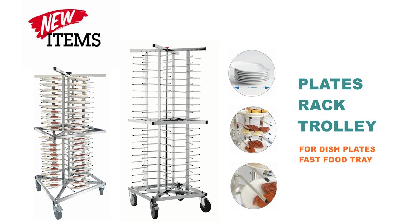 Heavybao Commercial Kitchenware - New Product - 18 Tier Plates Rack ...