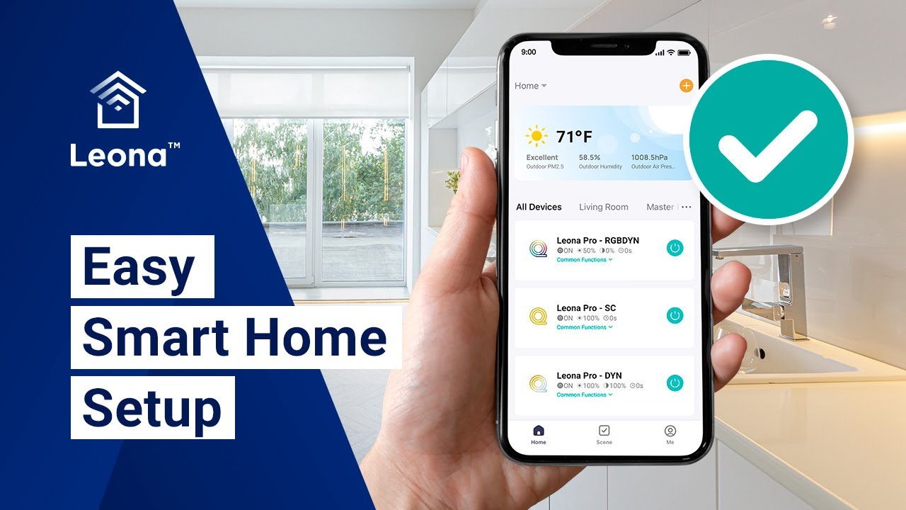 How to Set Up your Leona™ App and Smart Home Devices - YouTube