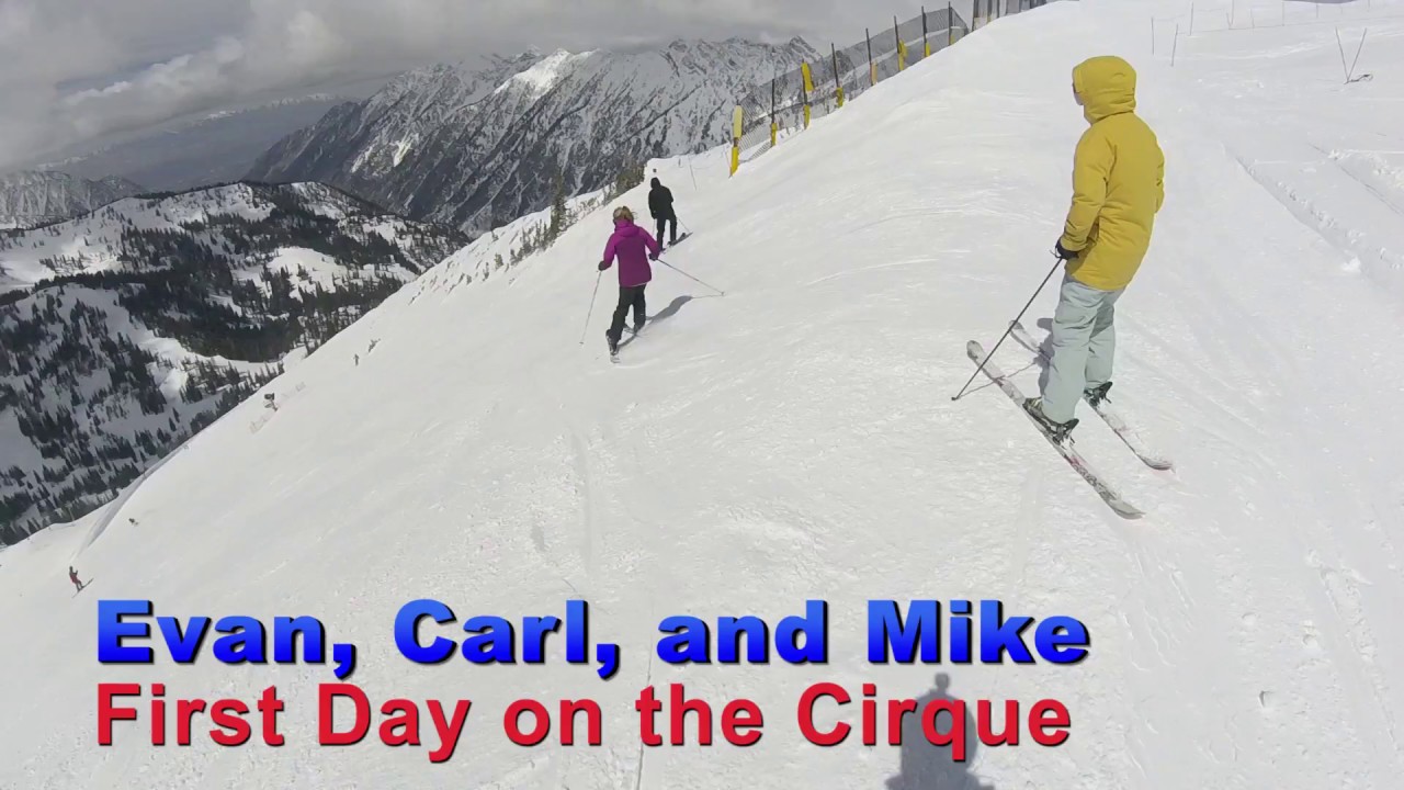 Snowbird Cirque Run - March 2018 - YouTube