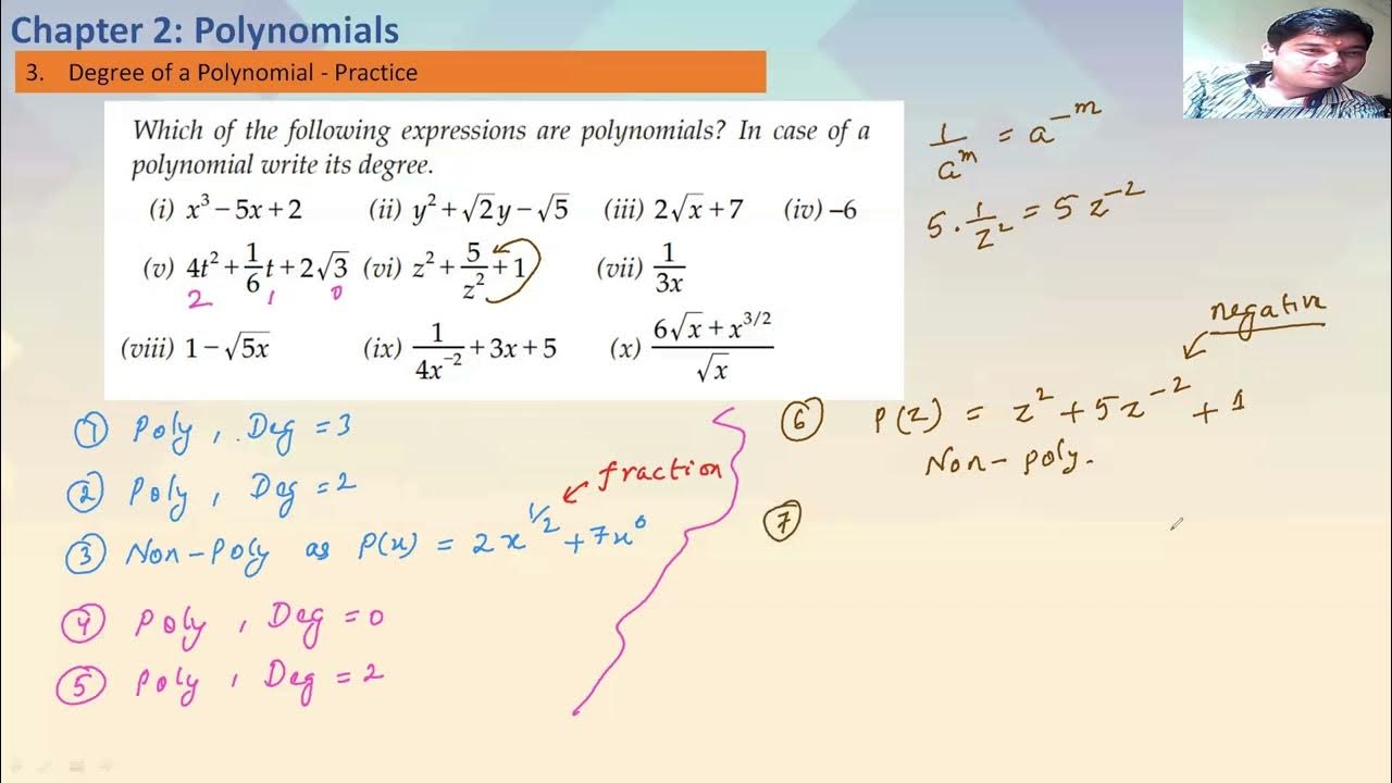 CBSE Grade 9 Polynomials (Part B) - YouTube