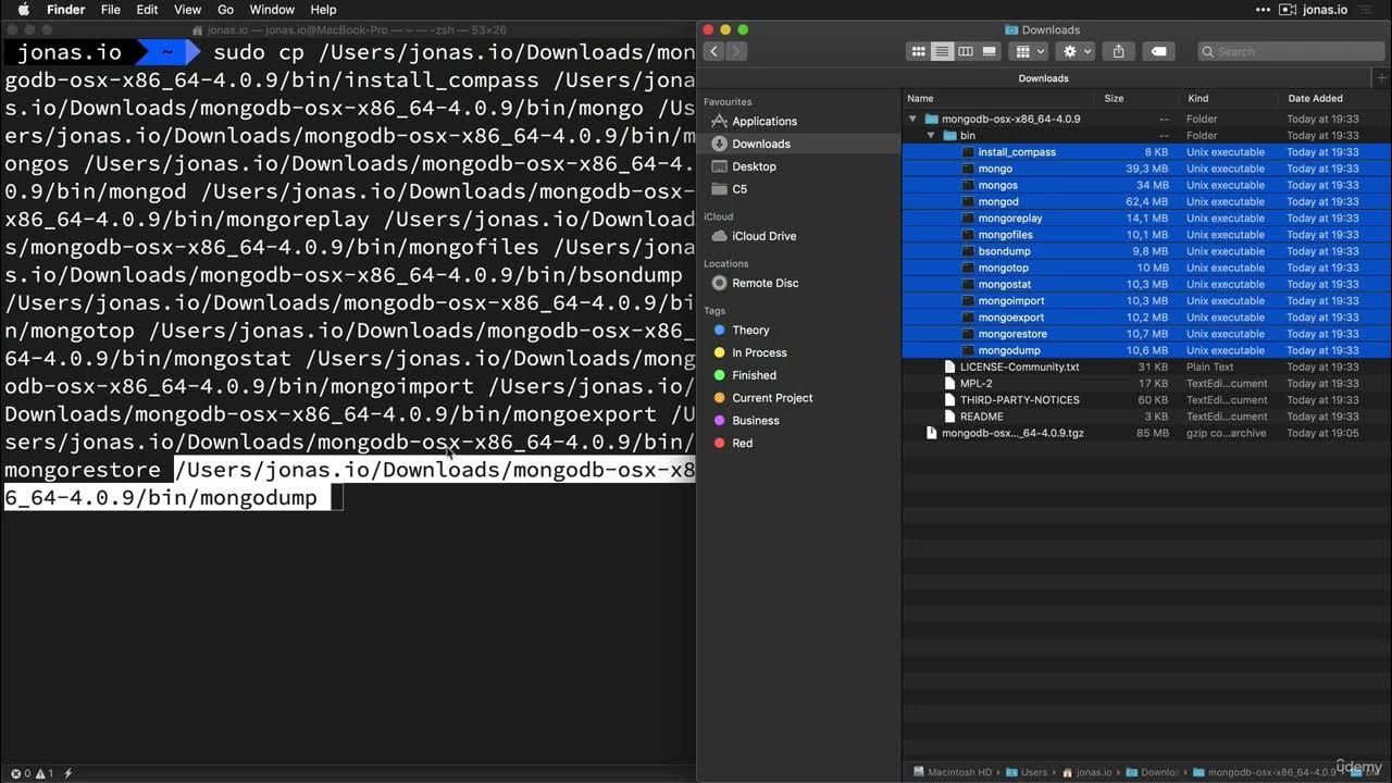 72 OPTIONAL Installing MongoDB on macOS - YouTube