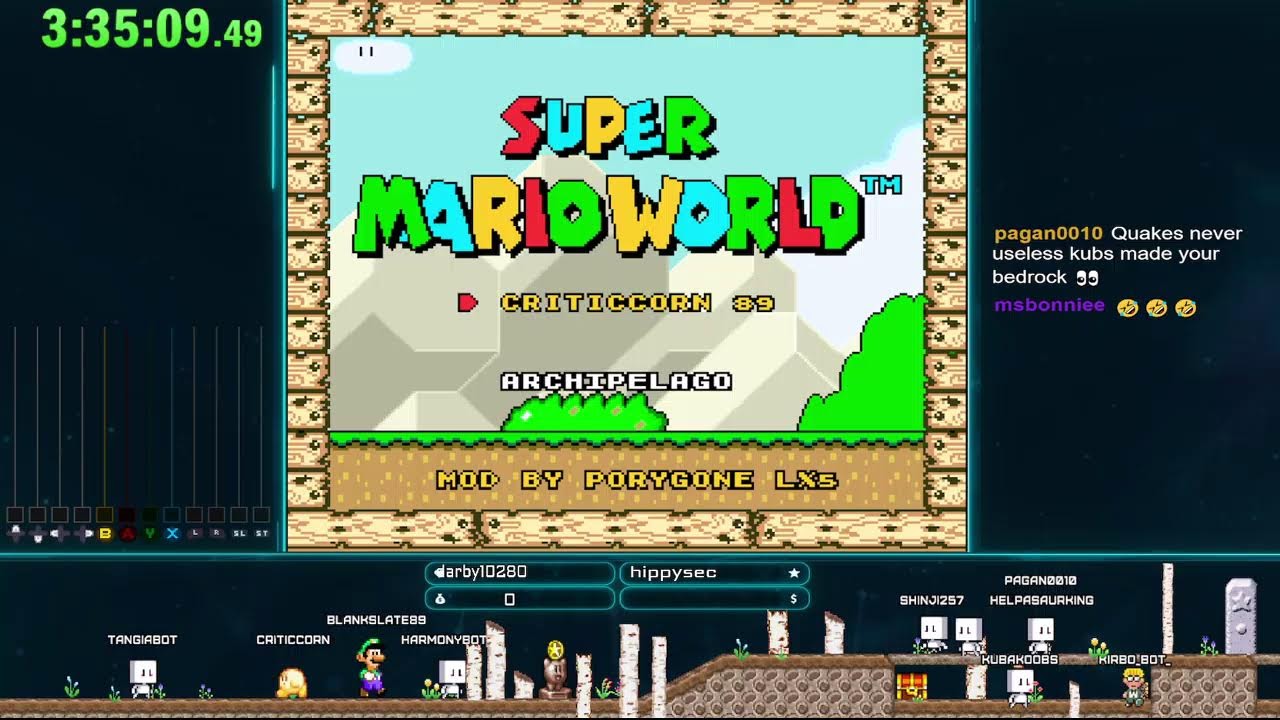 Super Mario World - Multiworld Randomizer 12 Players - YouTube