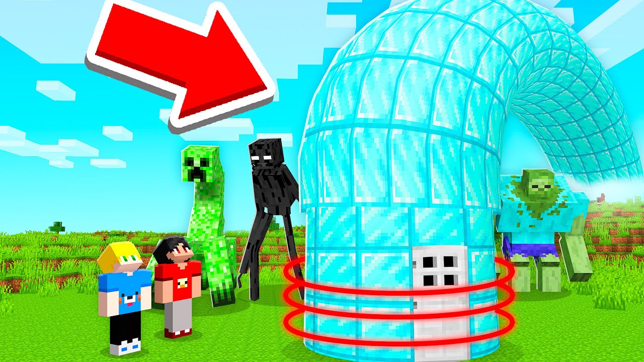 CRIAMOS as MELHORES CASAS ENGRAÇADAS no Minecraft! - YouTube