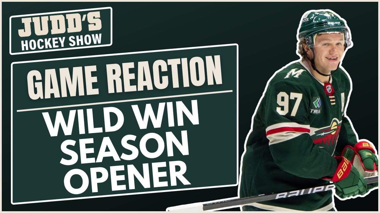 Minnesota Wild WIN season opener against Columbus Blue Jackets! - YouTube