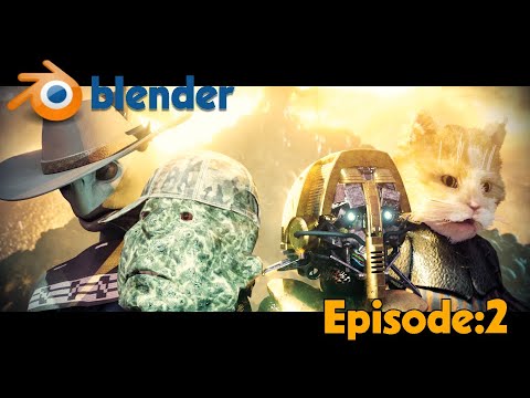 Froggie & E.V. (Part 2) Animated Short Film. Made in Blender. - YouTube