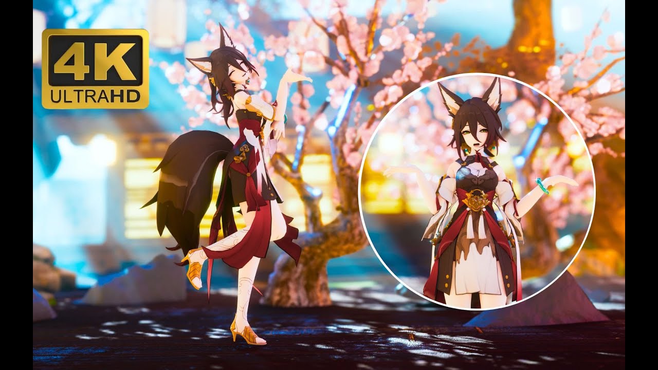 【Honkai：Star Rail MMD／4K／60FPS】Tingyun【呆呆一呆呆】 - YouTube