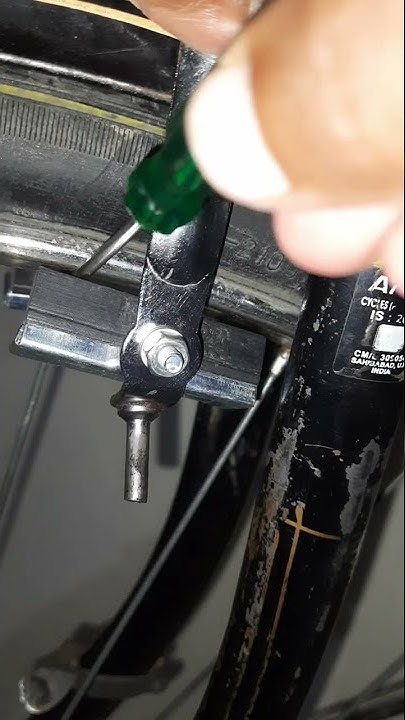 🔥🚴😱 Desi Cycle Front Brake Wire Adjust#shorts - YouTube