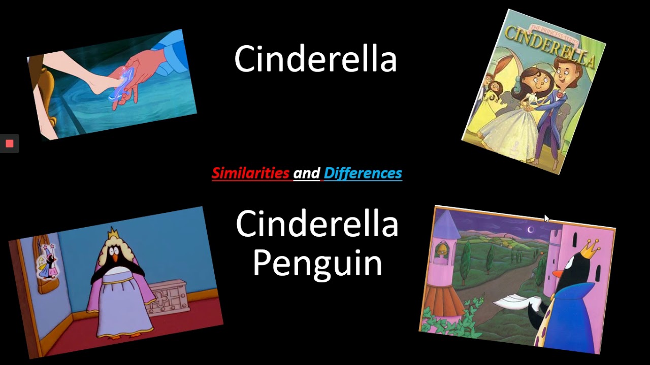 Cinderella and Cinderella Penguin Similarities and Differences - YouTube