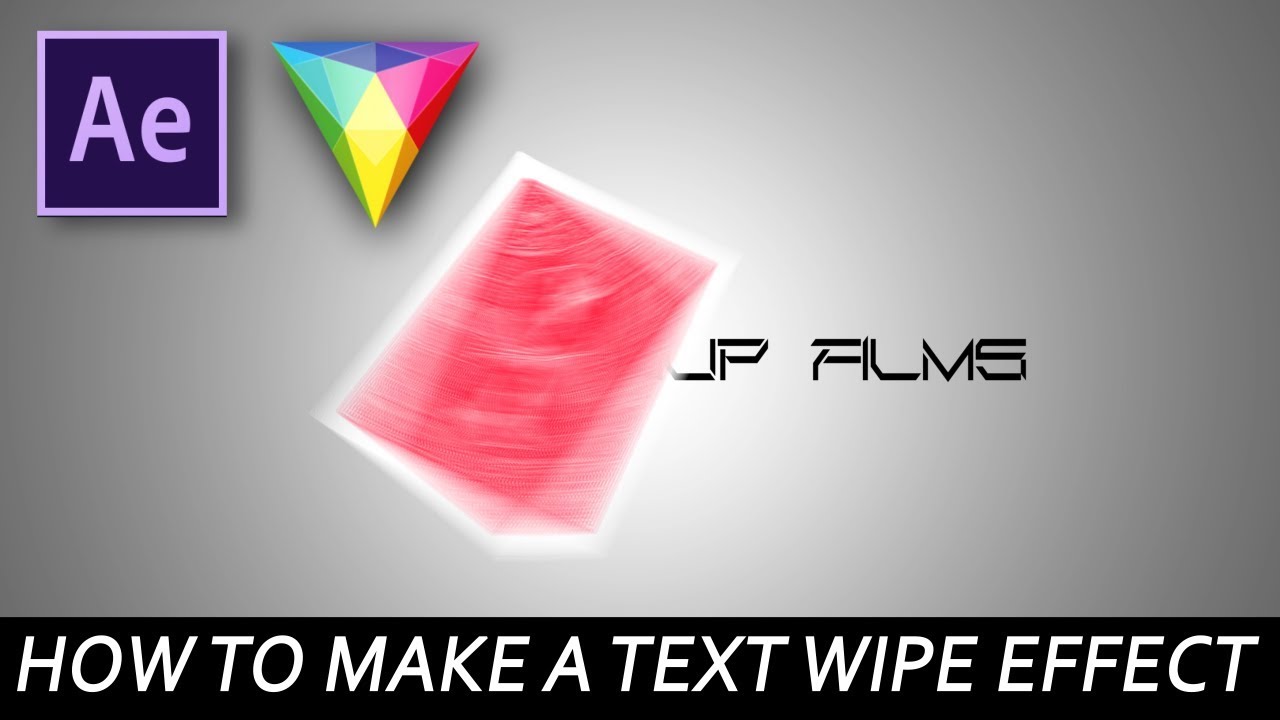 How to Make a Text Wipe Effect | Adobe After Effects and Hitfilm 4 Express - YouTube