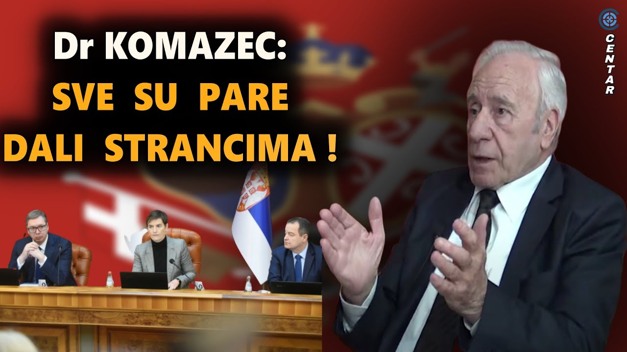 Dr Slobodan Komazec otkrio strašnu stvar: Nemamo pare za odbranu Kosova ...