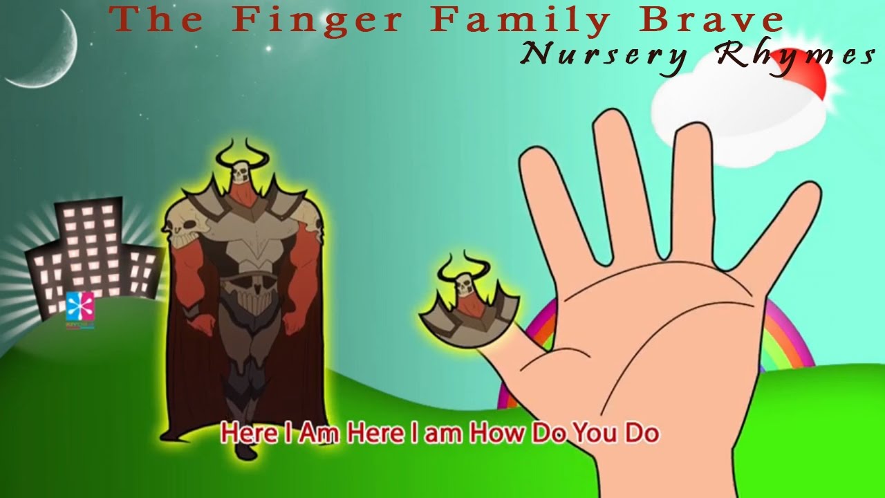 The Finger Family Brave || Finger Family Nursery Rhymes & Songs For ...