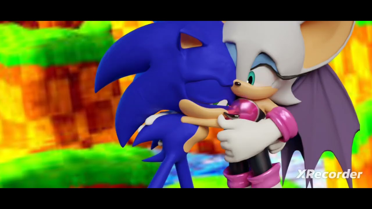 Sonic hugs rouge - YouTube