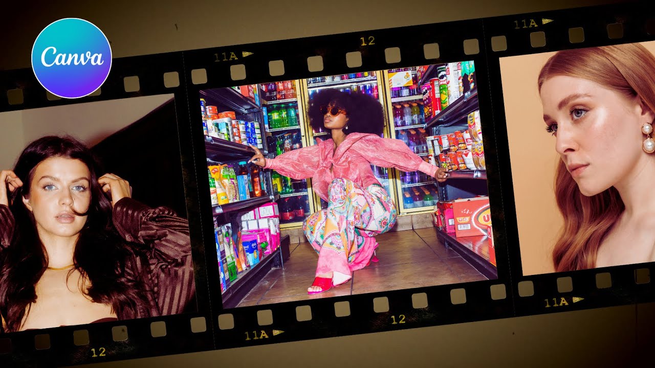 🔥How To Create a Film Strip Animation in Canva – Easy & Aesthetic Video ...