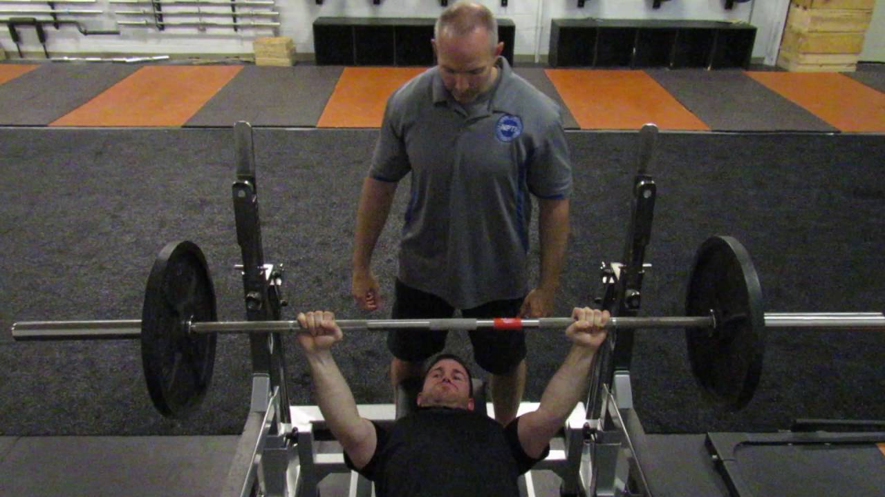 How to Properly Spot the Barbell Bench Press - YouTube