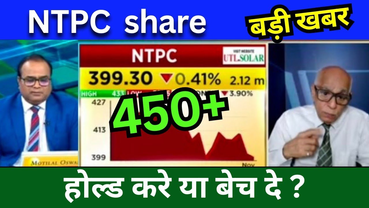 NTPC share latest news today, NTPC share news today, Target price ...