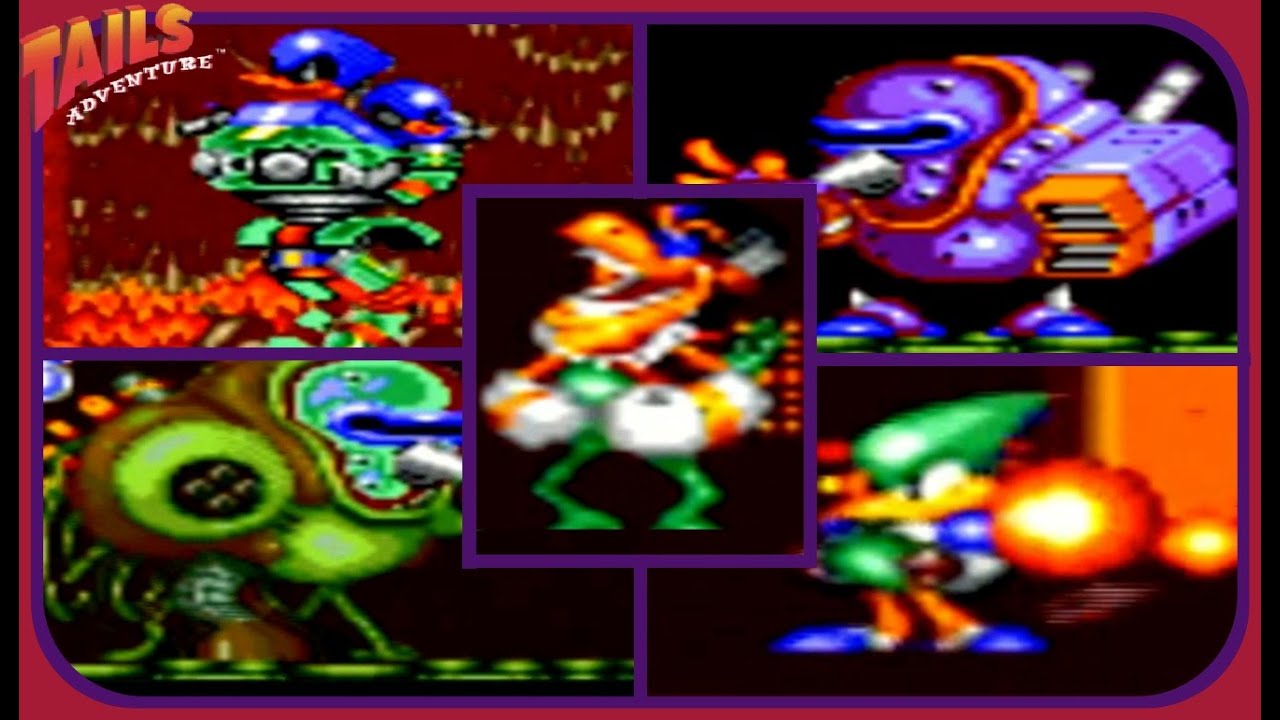 Tails Adventure - All Boss Encounters - No Damage!! - YouTube