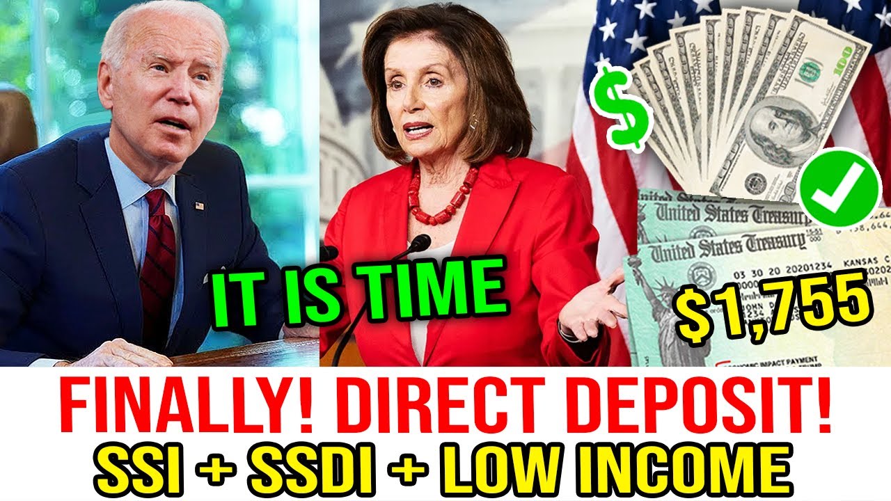 WOW! $1,755 CHECKS ARE GOING TO BE SENT FOR SSI SDDI VA! FOURTH ...