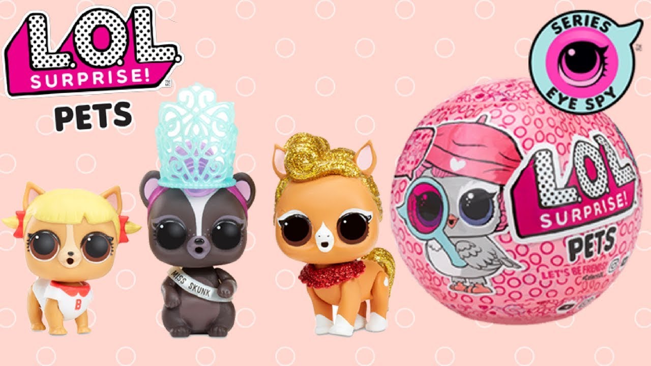 NEW LOL SURPRISE PETS SERIES 4 EYE SPY - YouTube