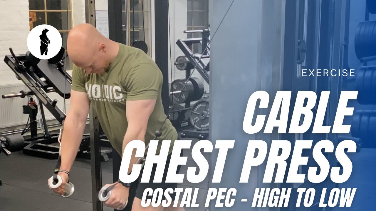 Cable Chest Press (High to Low) - YouTube