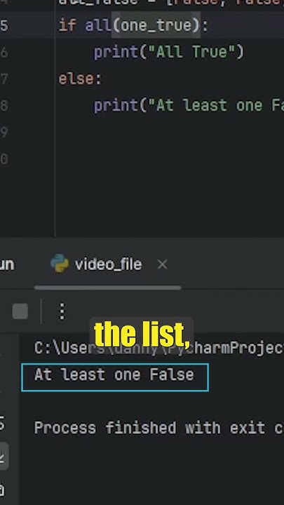 How To Use The Any And All Functions In Python Coding Shorts Pythonprogramming Youtube
