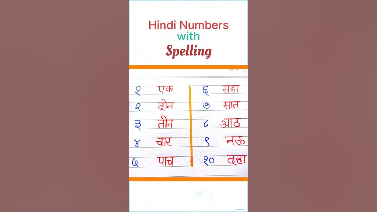 hindi-1-2-3-4-with-spelling-hindi-sonkhya-shorts-trending-youtube