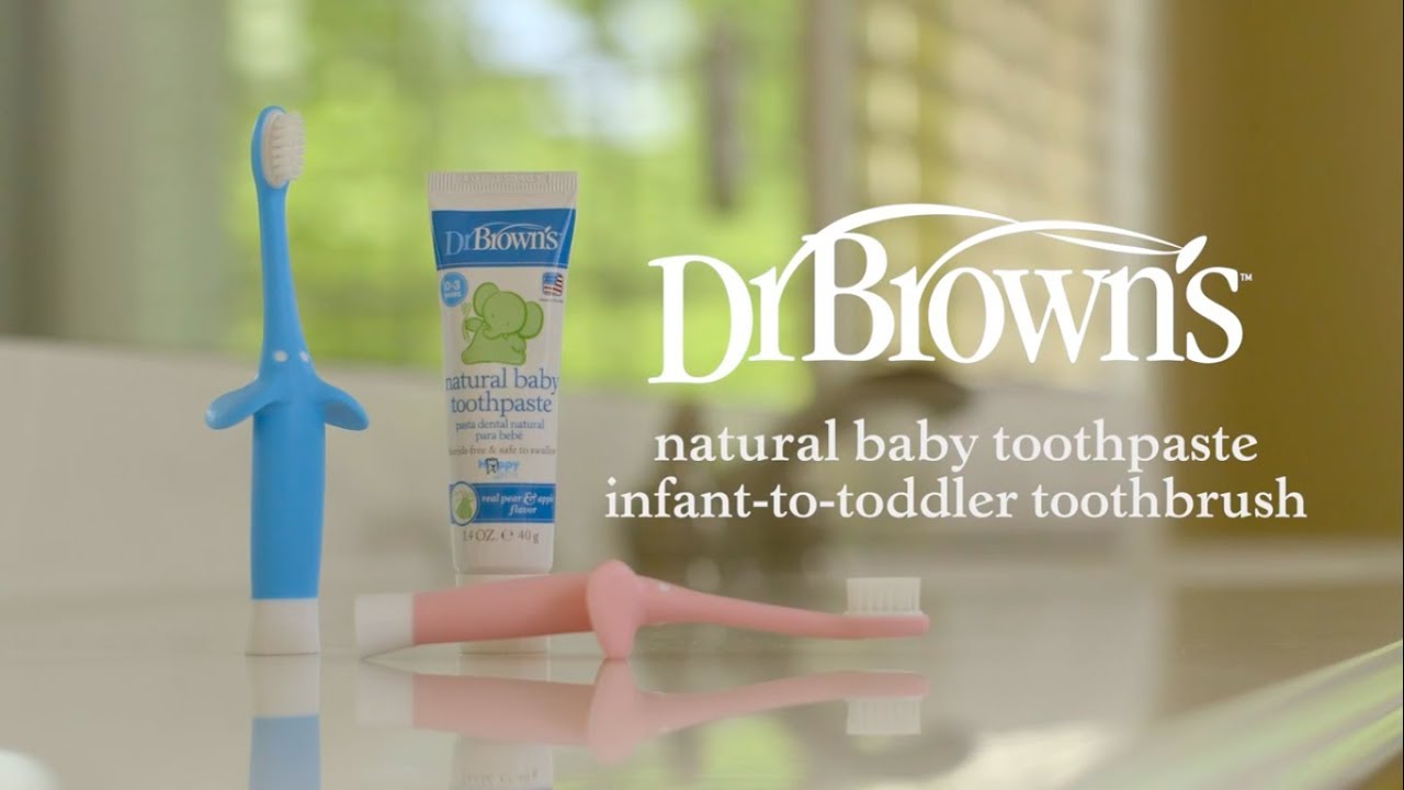 Dr Brown’s™ Infant to Toddler and Dr Brown’s™ Natural Baby Toothpaste ...