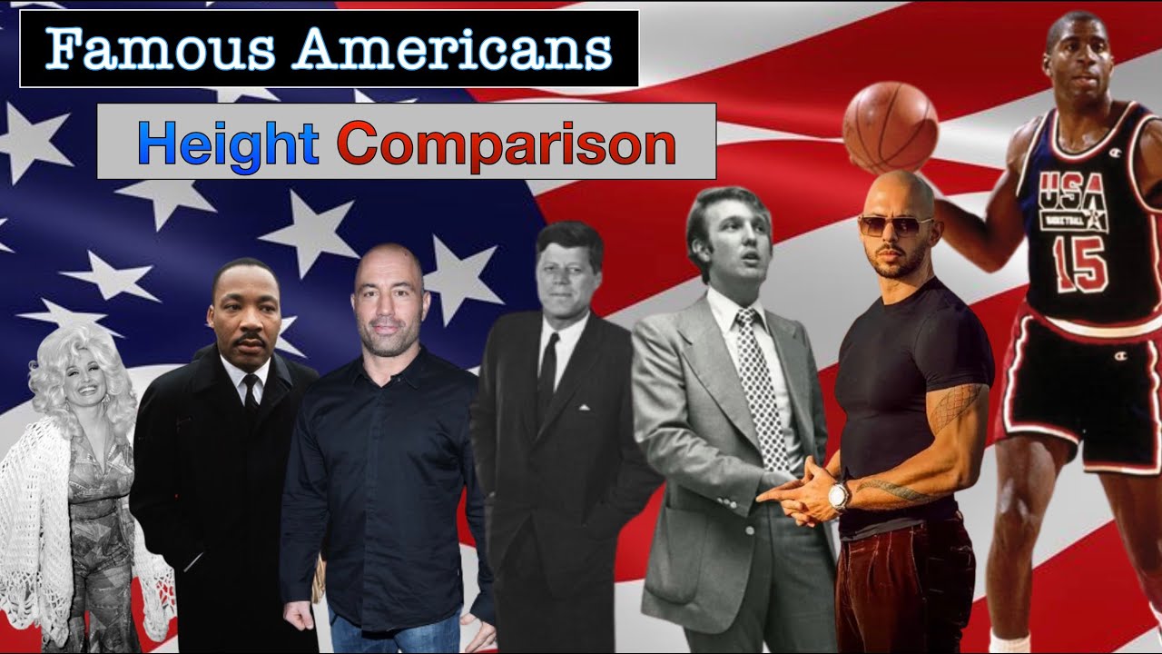 Height Comparison | Famous Americans - YouTube