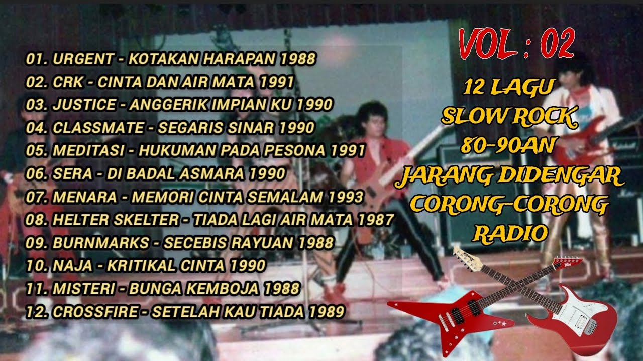 SLOW ROCK 02 | lagu slow rock 80 90 vol :02 / lagu jarang didengar di radio Malaysia - YouTube
