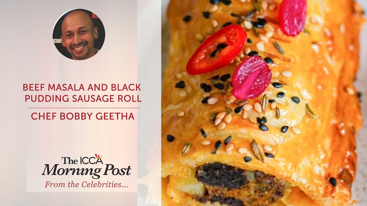 The Beef Masala & Black Pudding Sausage Rolls by Chef Bobby Geetha ...