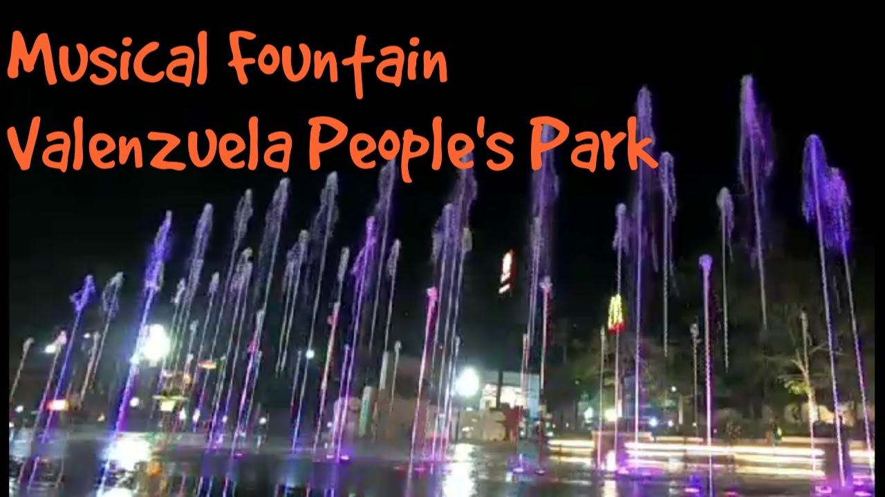 Musical Fountain at Valenzuela People's Park - YouTube