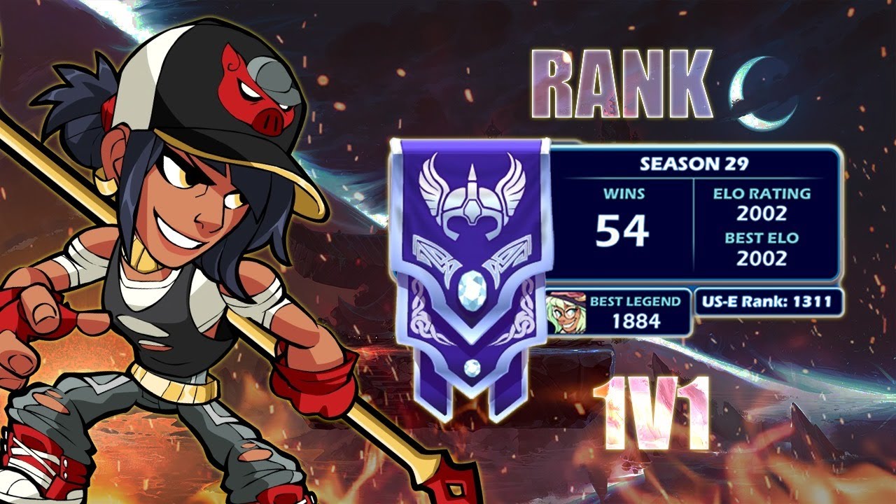 Getting Diamond in Brawlhalla Ranked 1v1 - YouTube