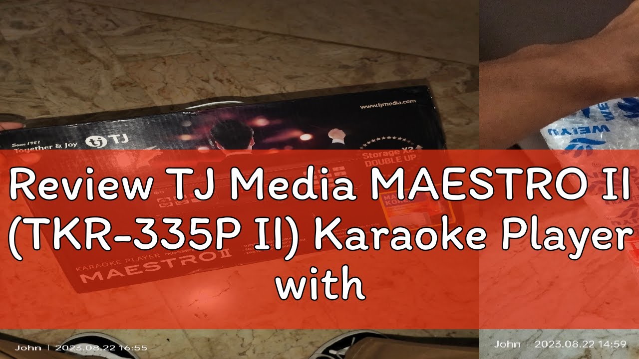 Review TJ Media MAESTRO II (TKR-335P II) Karaoke Player with Free ...