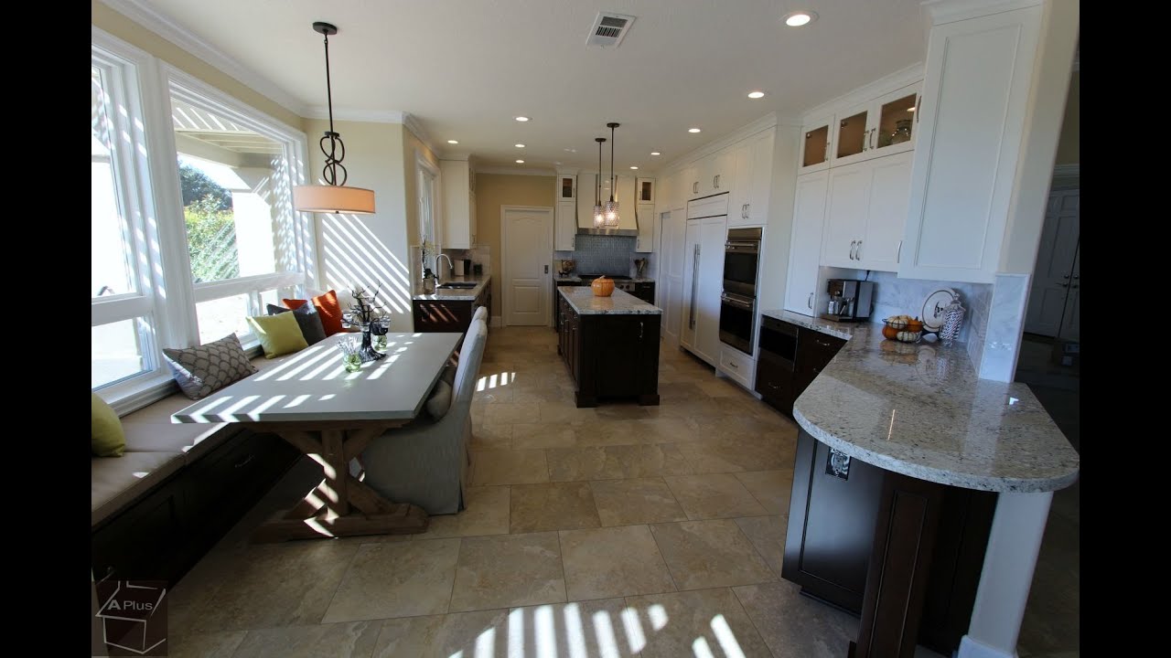 Transitional Design Build Kitchen Remodel with Custom cabinets in Yorba Linda Orange County by ...