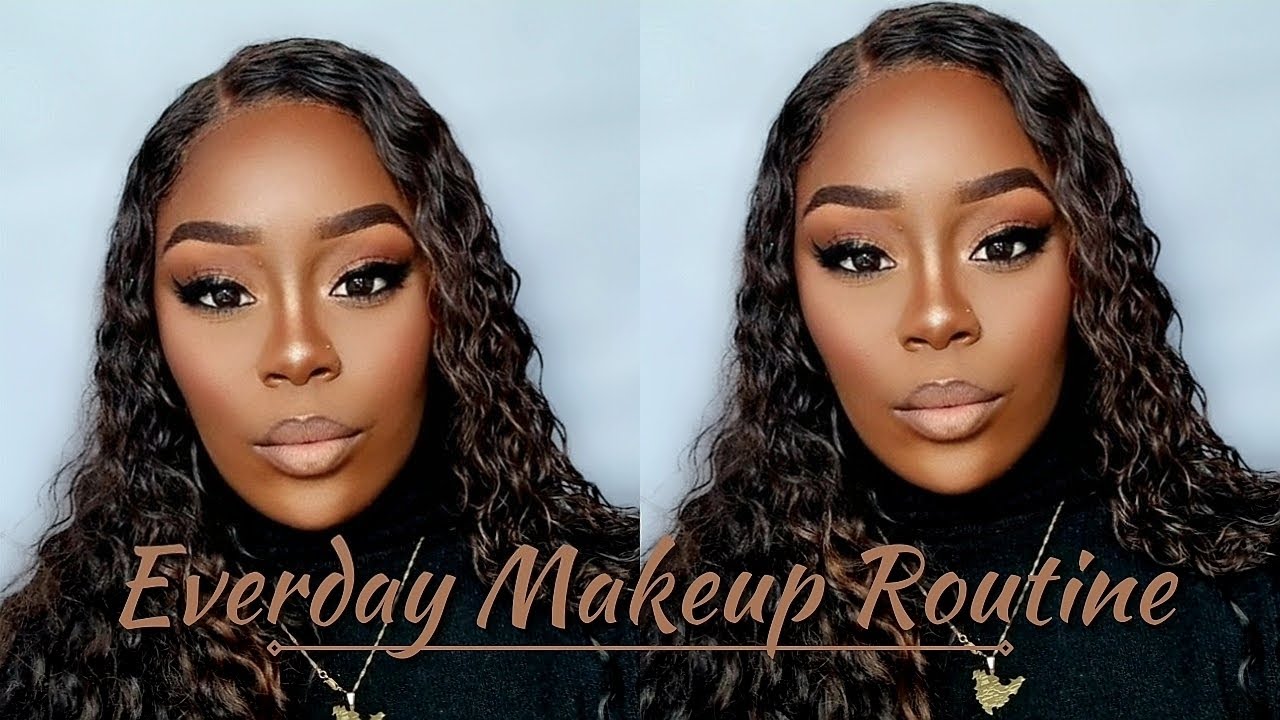 STEP BY STEP EVERY DAY MAKEUP | *Very Detailed* | Wine | Dark Skin ...