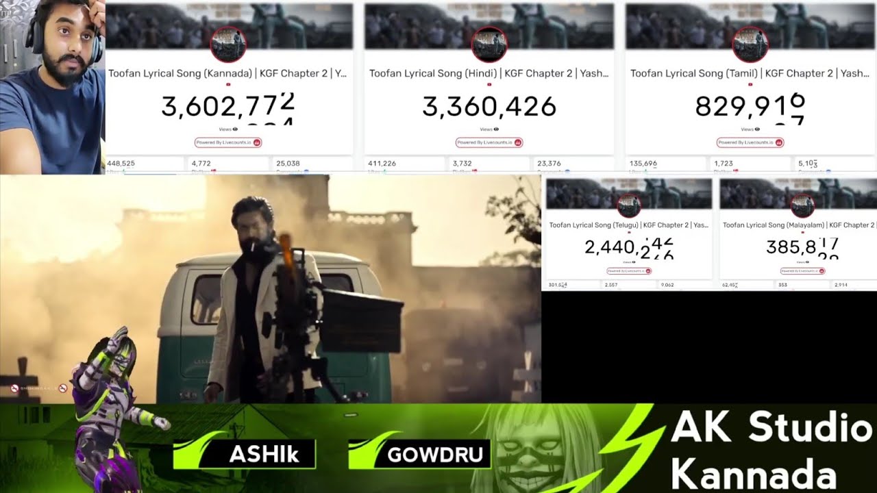 Toofan Song | Toofan Song All Language Live View Count | Toofan Song ...