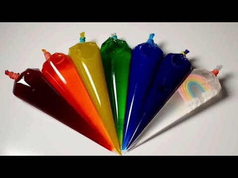 slime slaim mix with glitter slime smoothie most Satisfying video ...