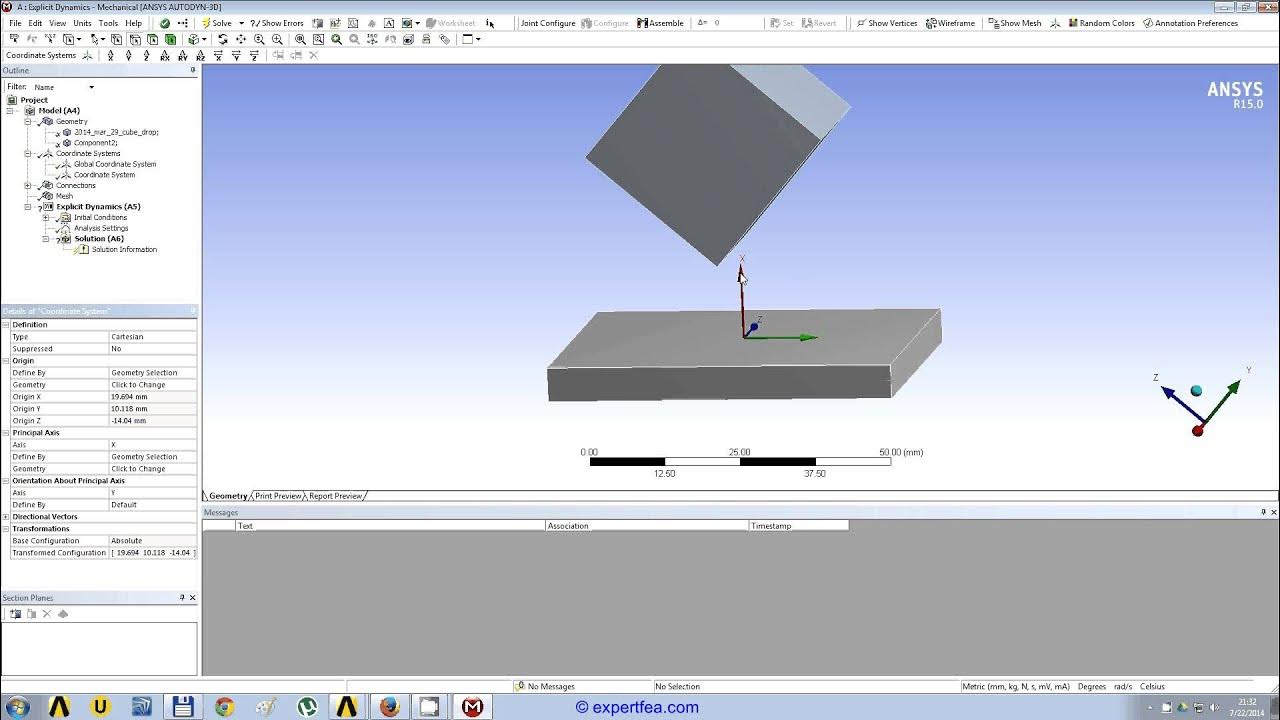 WEBINAR 5: ANSYS Workbench Explicit Dynamics FEA of soft rubbers/ jelly ...