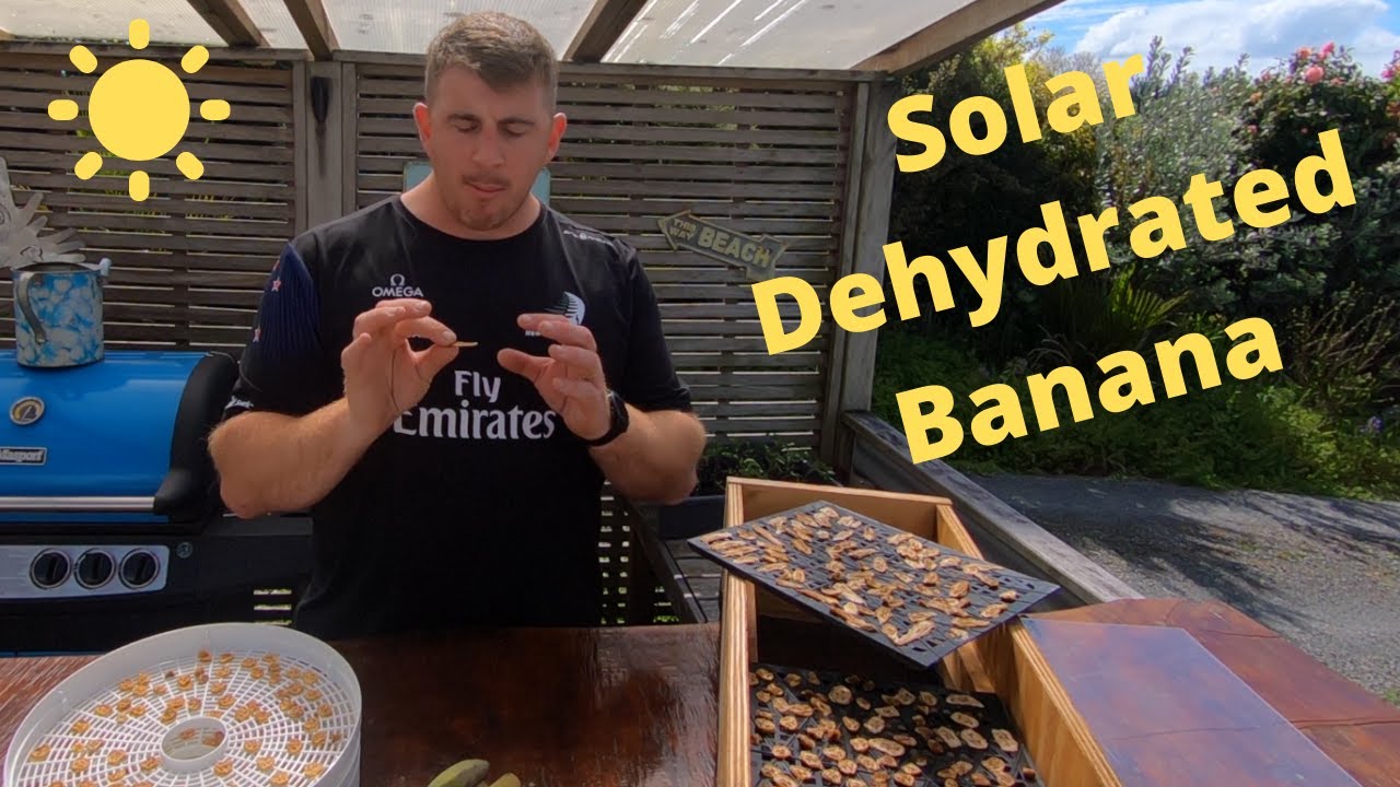 Simple Solar Dehydrator (DIY) - Banana Chips - YouTube