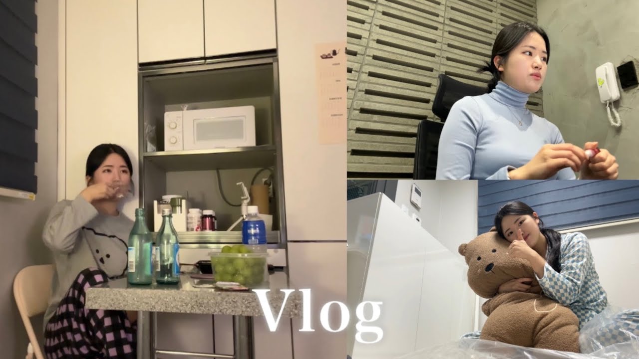 Vlog 직장인 브이로그👩🏻💻 혼술도전 커피중독직장인 이사선물택배언박싱📦 아직 인형 좋아할 나이ㅋㅋ 먹로그 일상 브이로그 자취일상 Youtube