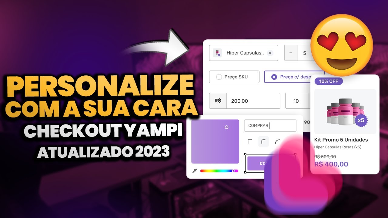 COMO PERSONALIZAR O CHECKOUT DA YAMPI 2023 - Passo a passo - YouTube