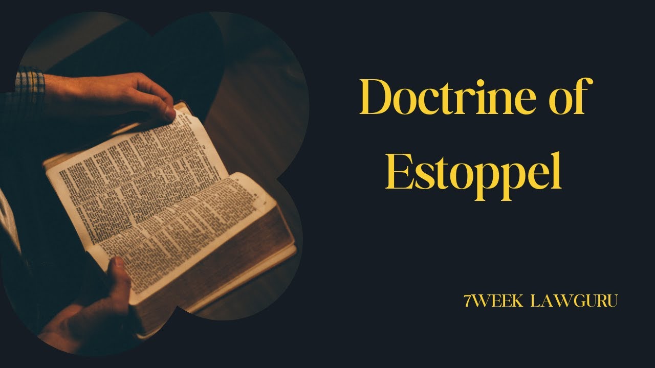 Estoppel Explained With REAL LIFE Examples - YouTube