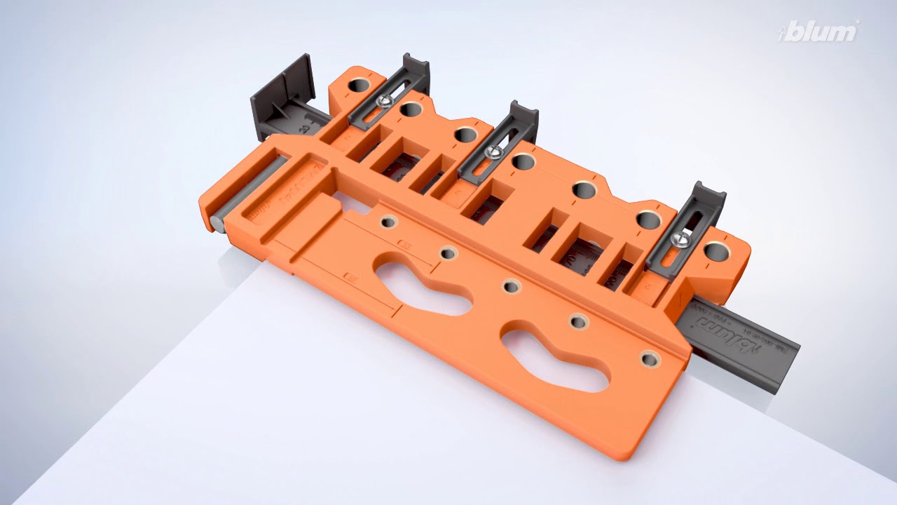 Blum Universal Drilling Jig - YouTube