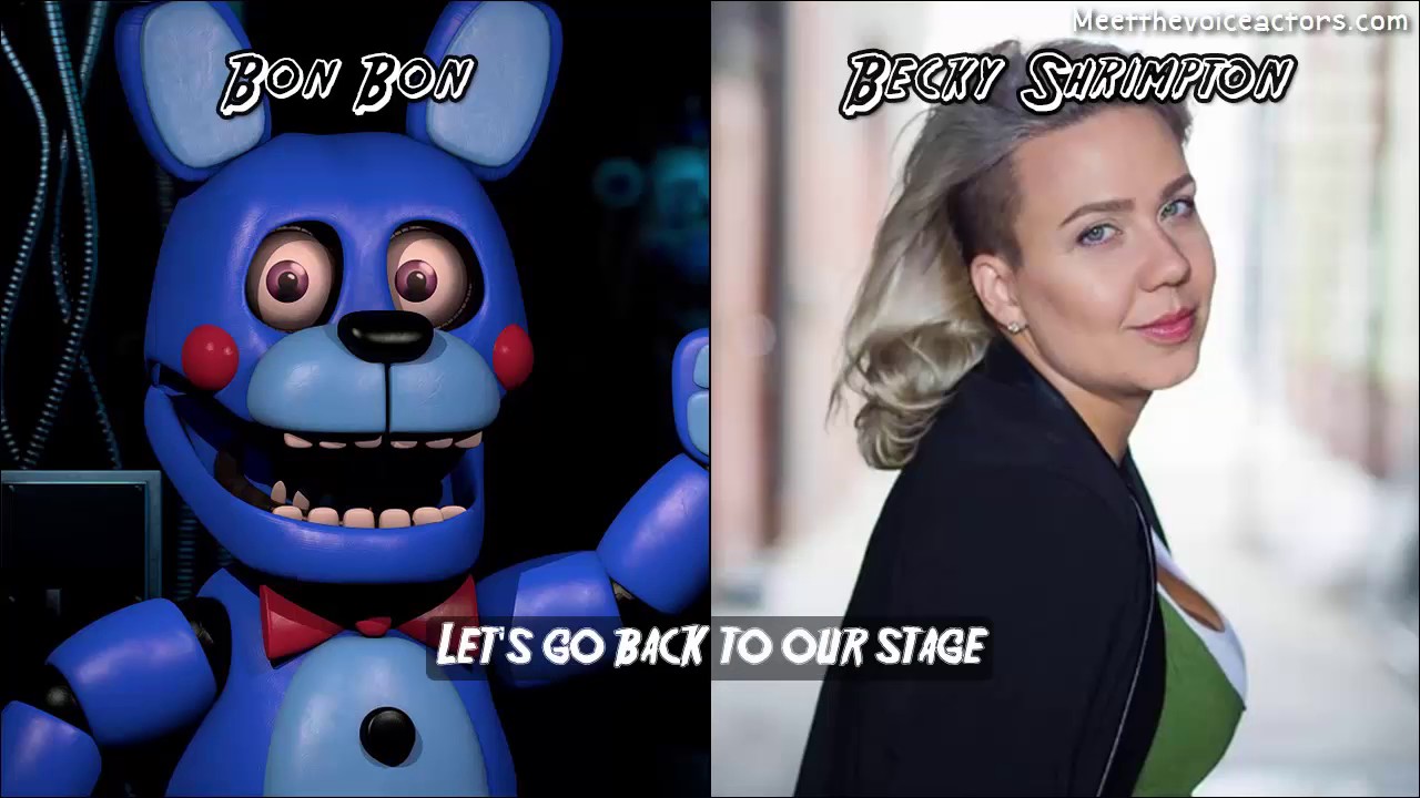 Bon-Bon Voice Lines And Voice Actor FNAF Sister Location - YouTube