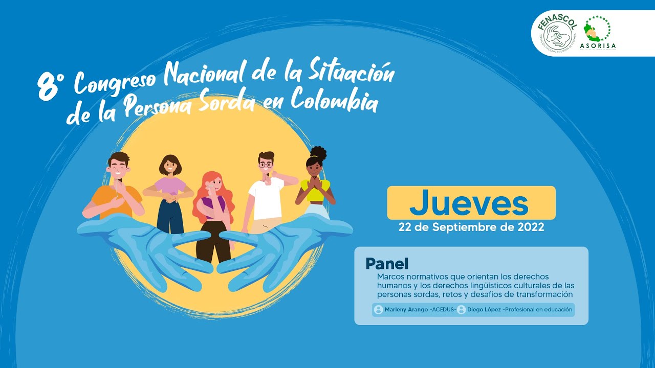 4. Panel: Marleny Arango ACEDUS y Diego López Profecional en educación ...