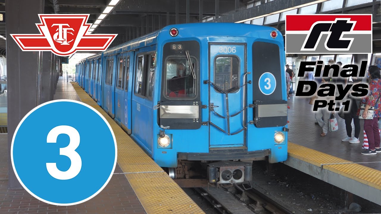 TTC Scarborough RT: The Final Days Part 1 - YouTube