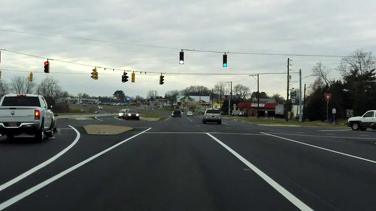 Dupont Highway (US 13 from DE 8 to DE 1 Connector) southbound - YouTube