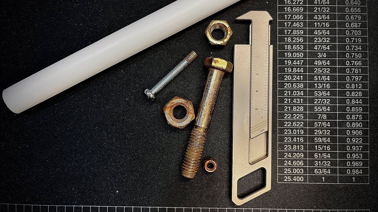 MecArmy RU01 titanium edc caliper - YouTube